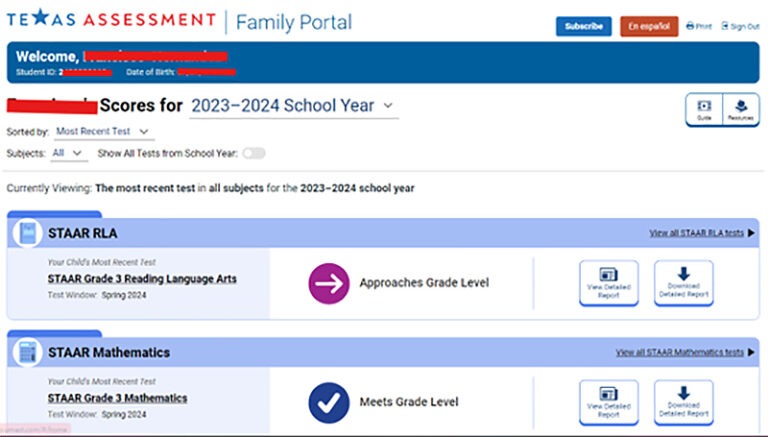 View STAAR Results | Uplift Education